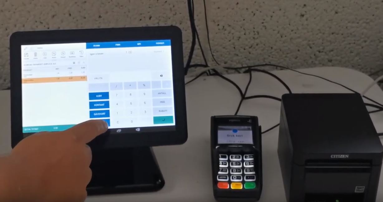 Helios bankterminal/kasseløsning - Helios Auto